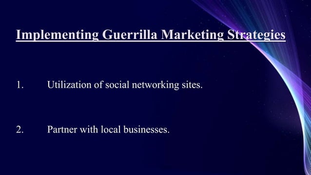 Guerilla marketing | PPT