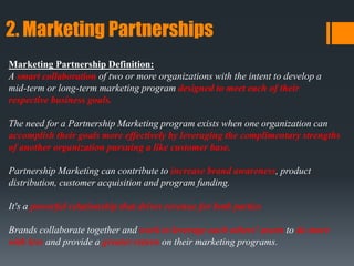 Guerilla Marketing & Partnerships | PPTX