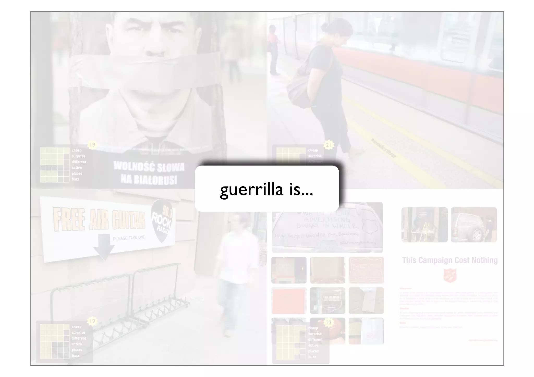 100+ Guerrilla Marketing examples | PDF