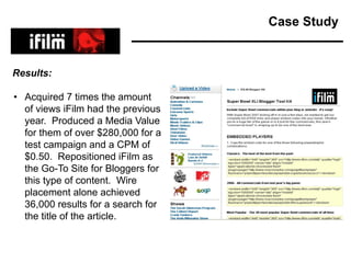 guerilla PR Capabilities and sample Case Studies | PPT