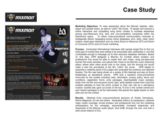 guerilla PR Capabilities and sample Case Studies | PPT