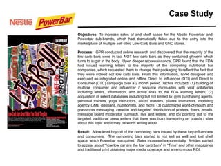 guerilla PR Capabilities and sample Case Studies | PPT