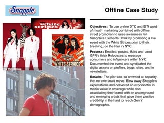 guerilla PR Capabilities and sample Case Studies | PPT