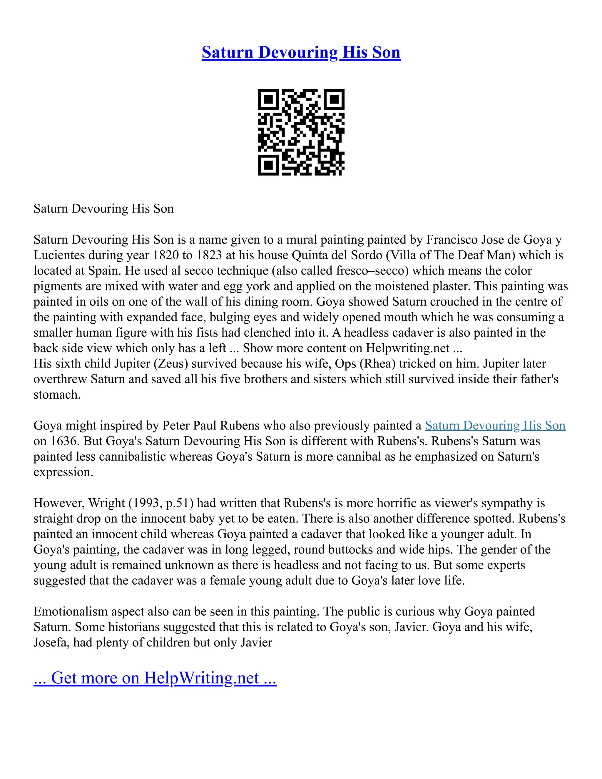 Guernica Comparison | PDF