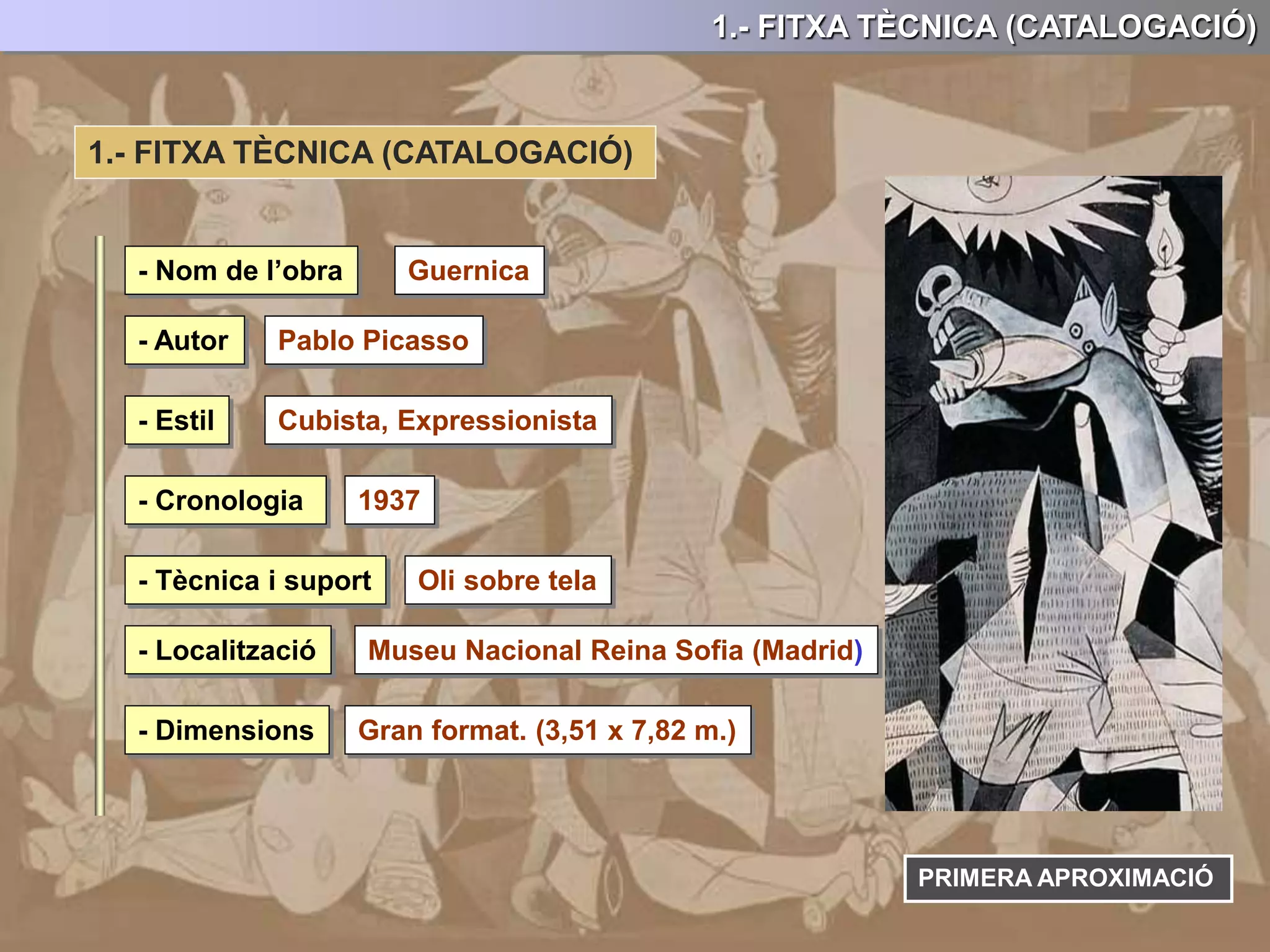 PICASSO: GUERNICA | PPTX