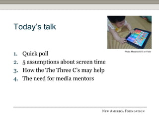 Understanding How 'Screen Time' Affects Learning | PPT