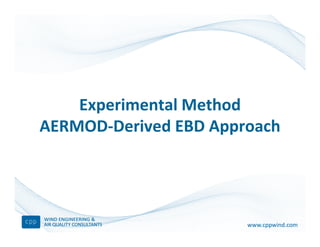 Evaluation of AERMOD and Wind Tunnel Derived Equivalent Building ...