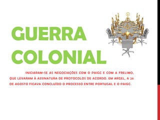 Guerra colonial | PPTX
