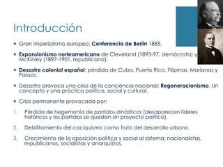Guerra colonial y crisis del 98 | PPTX