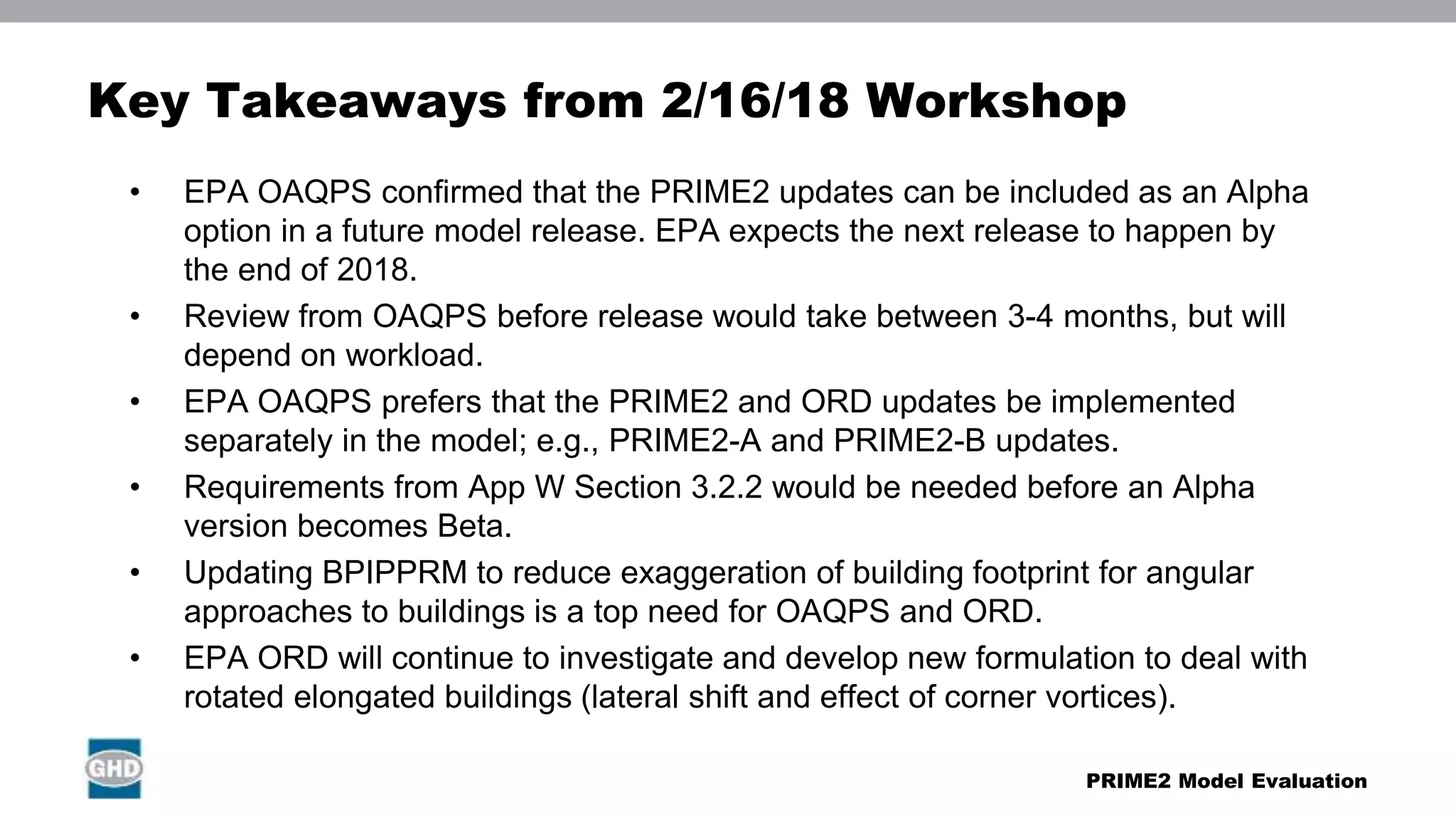 PRIME2 Model Evaluation | PPT