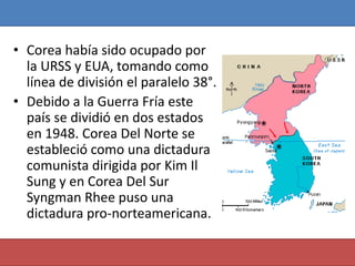 Guerra de Corea | PPTX