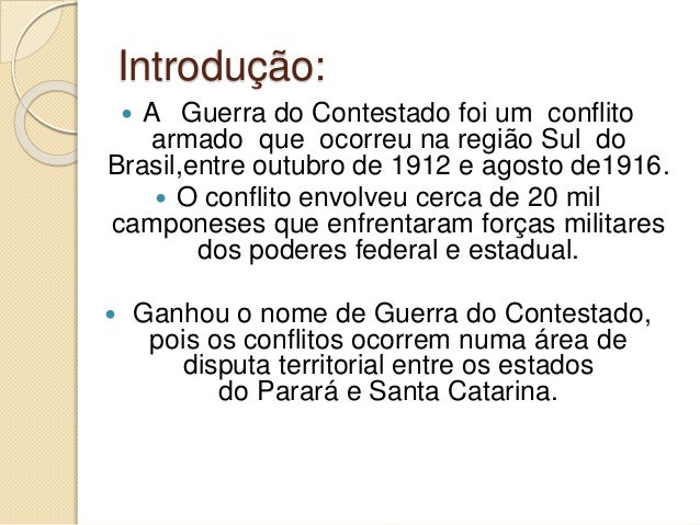 Guerra Do Contestado: Resumo, Causas, Consequências – ZRDYGE