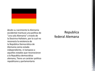 Contexto histórico y desarrollo de la llamada "Guerra fría" | PPTX