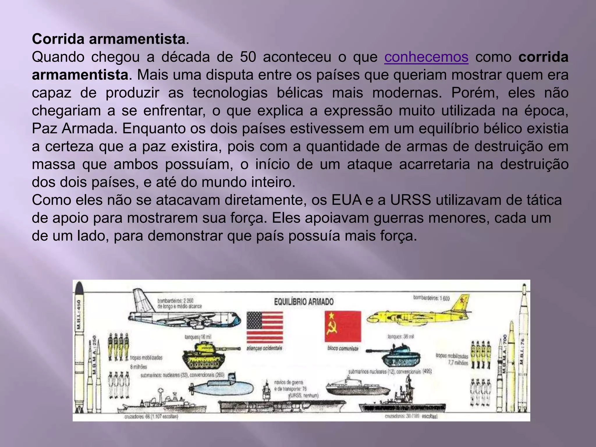 Guerra fria - O mundo bipolar | PPT | Download Gratuito