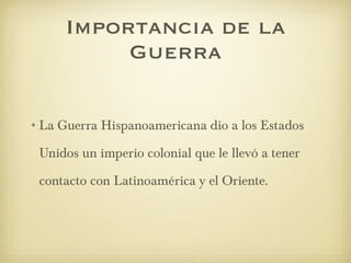 Guerra hispanoamericana | PPT | North America Travel | Travel Locations