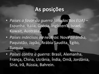 As Guerras do Golfo (Guerra do Golfo e do Iraque) | PPTX