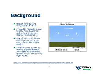 AERMET's Beta u-star Option | PDF