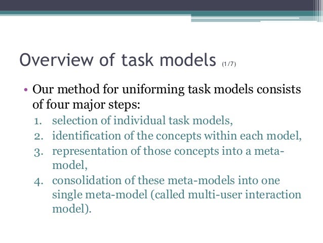 A Comparative Analysis of Task Modeling Notations