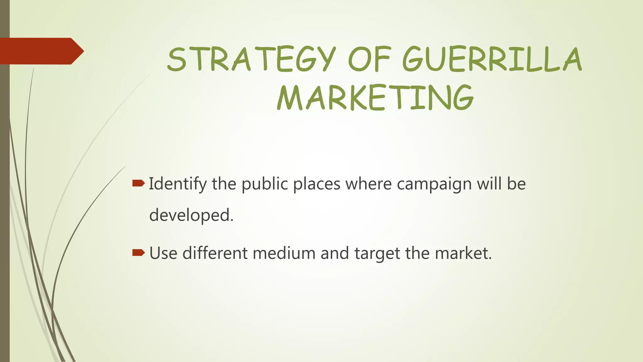 Guerrilla marketing | PPT
