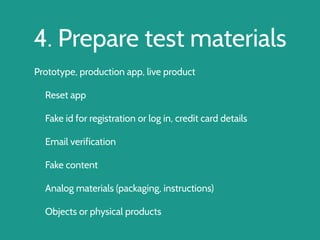 Guerilla UX Testing Live! 4YFN | PPT