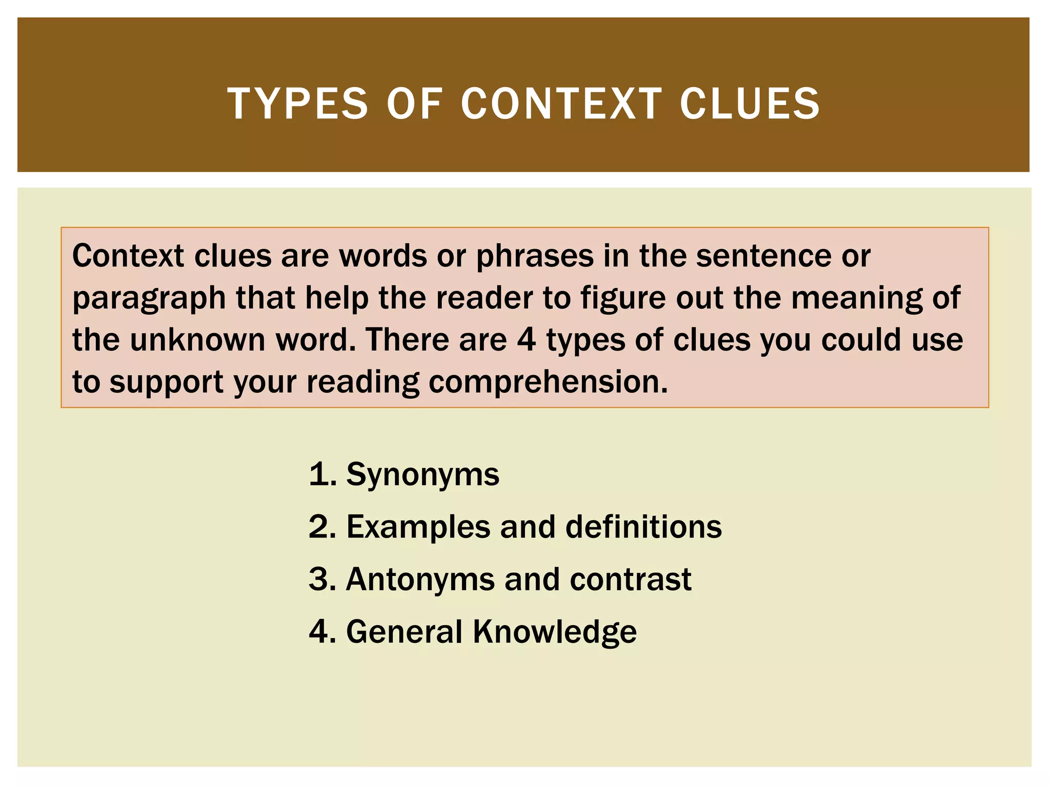 Guessing Meaning Fron Context Pdf