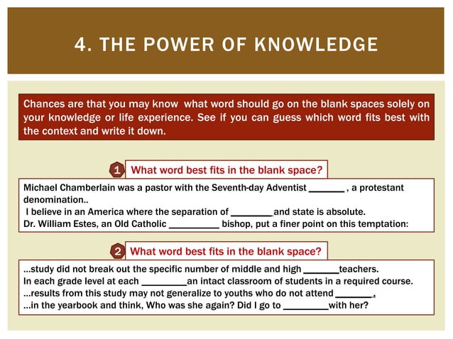 Guessing Meaning Fron Context Pdf