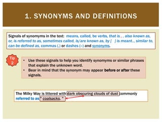 Guessing meaning fron context | PDF