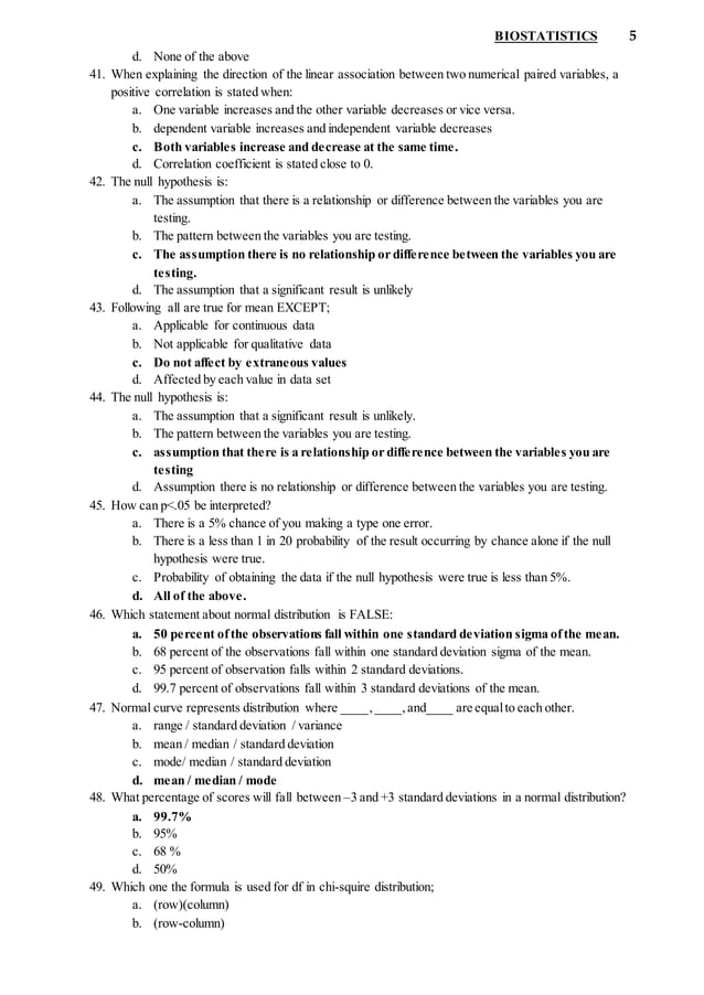 Guess paper biostate | DOCX | Physics | Science