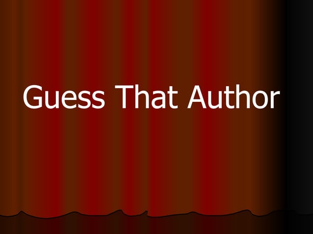 Guess That Author: NIkki Grimes | PPT
