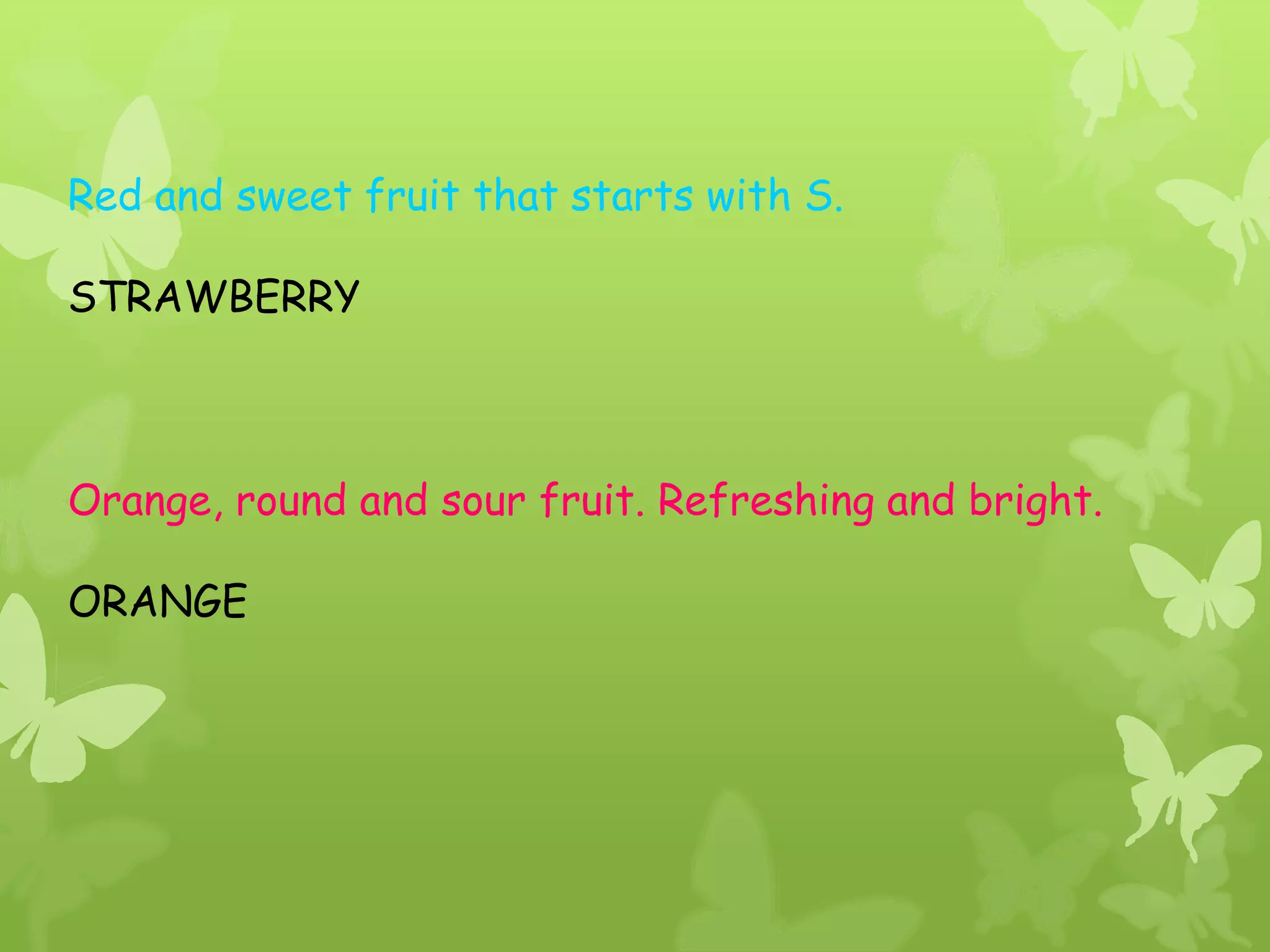 Guess the food | PPTX