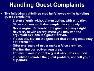 Guest services | PPT