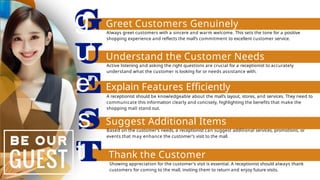 Guest Services Mall Concierge for Security | PPTX