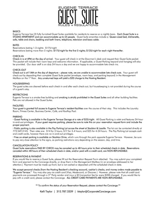 GUEST SUITE Request Form | PDF