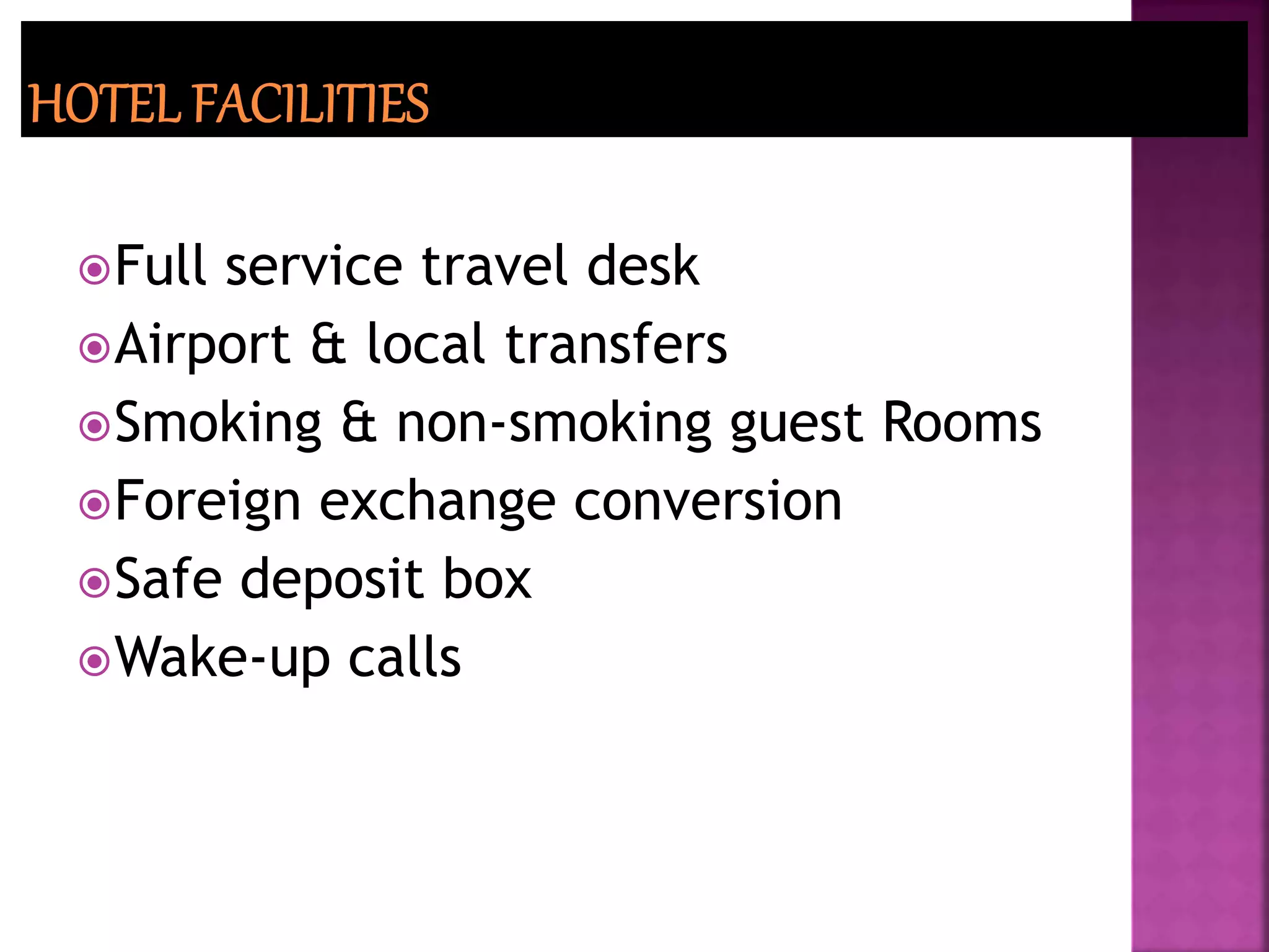 Guest amenities&supply | PPTX
