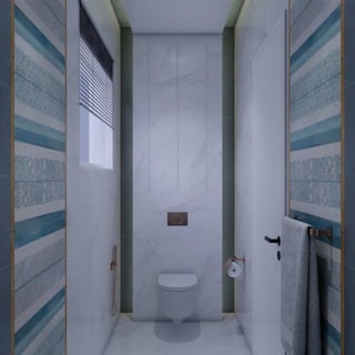 guest bathroom white and blue ssssssssss | PDF