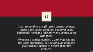Handling Guest Complaints in Front Office | PPTX