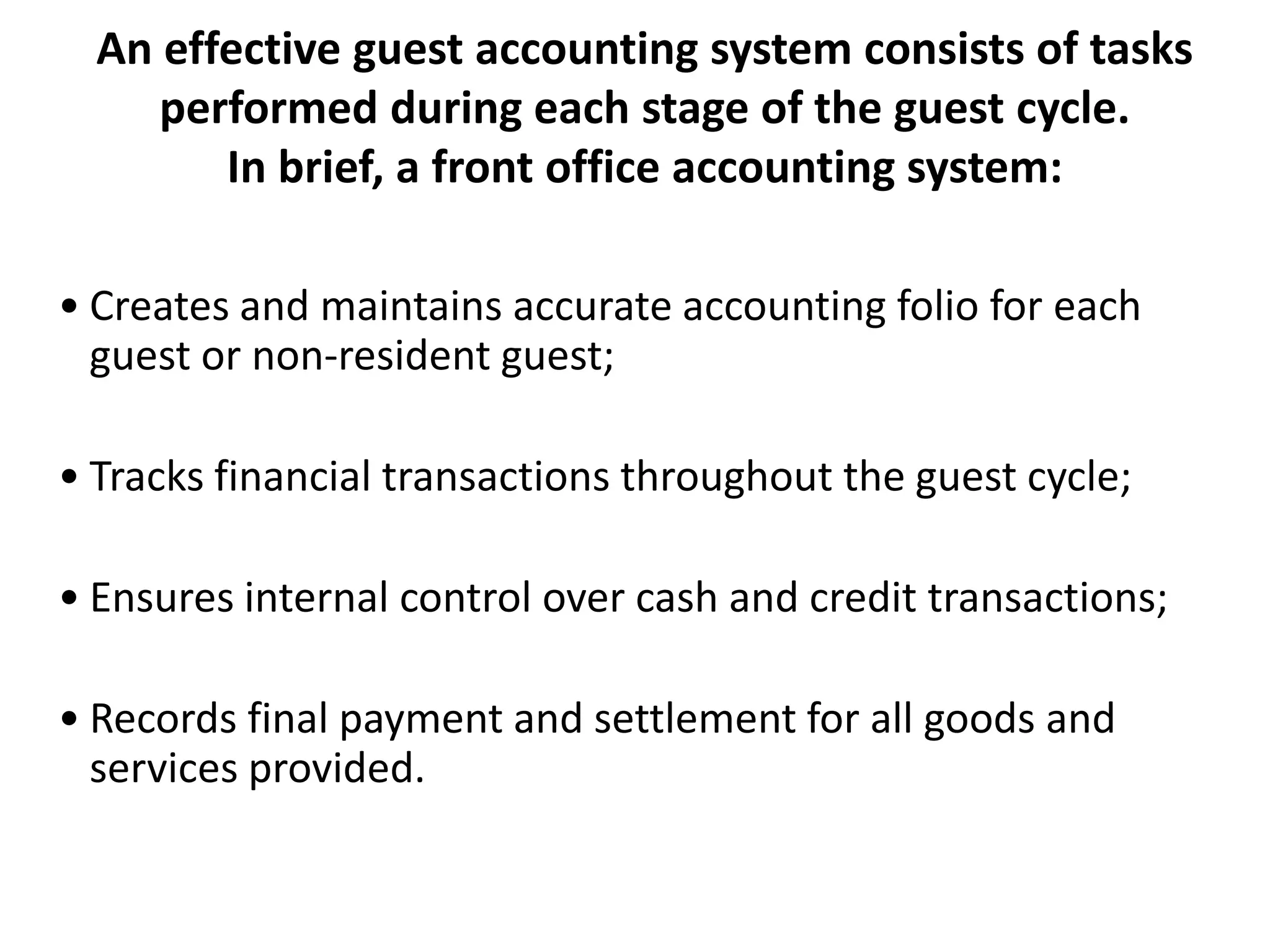 Guest cycle in a hotel | PPTX