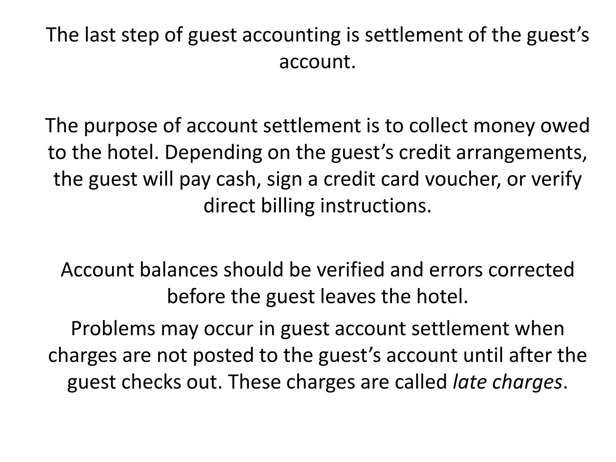 Guest cycle in a hotel | PPTX