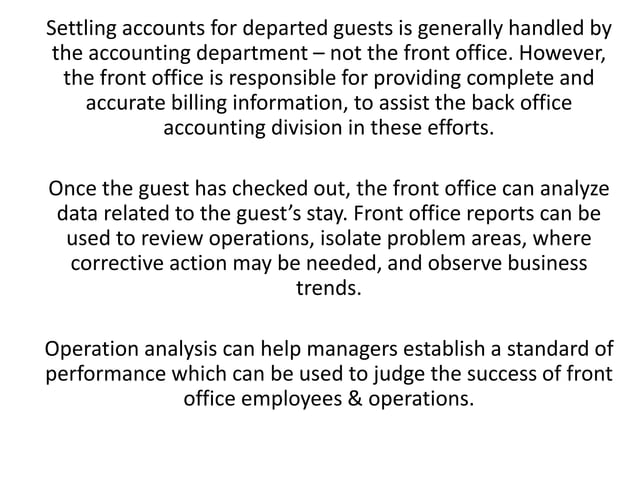 Guest cycle in a hotel | PPTX