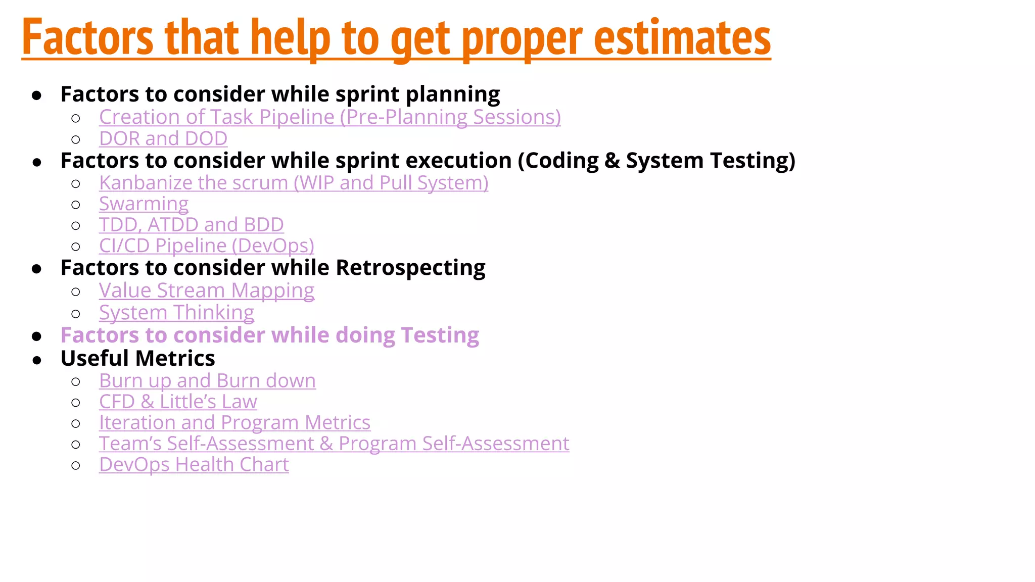 Agile Network India | Guesstimating the timeline for backlog items | PPT