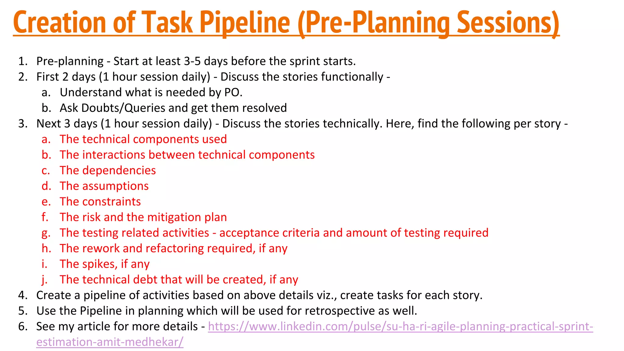 Agile Network India | Guesstimating the timeline for backlog items | PPT