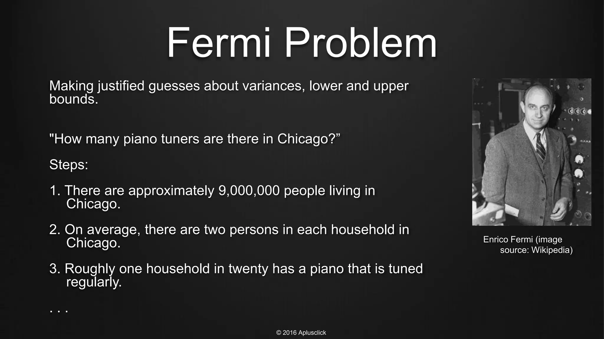 Guesstimate Methods and Examples | PPTX