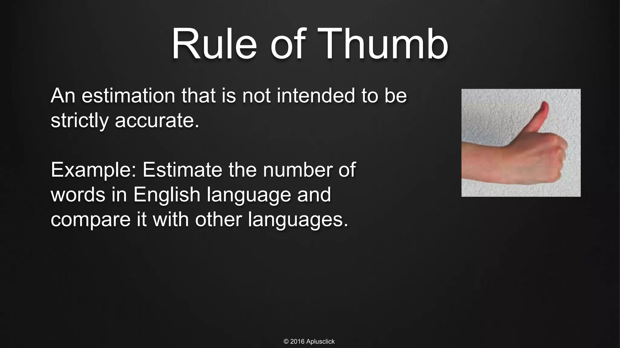 Guesstimate Methods and Examples | PPTX