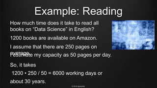 Guesstimate Methods and Examples | PPTX