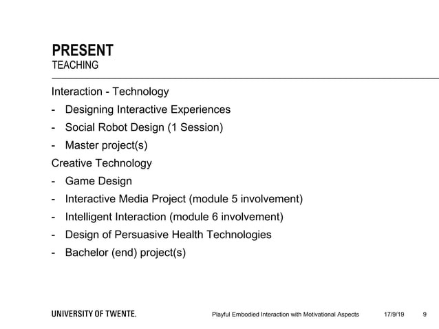 Guest lecture background, research, and teaching create-profdev | PPT