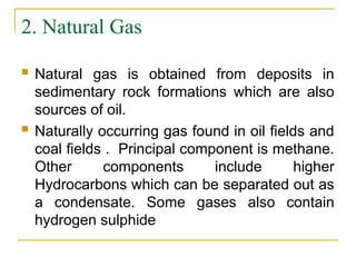 A detailed presentation of various types of gaseous fuels | PPT