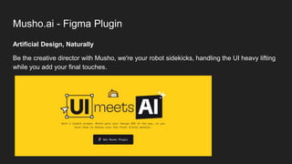 How to use Ai for UX UI Design | ChatGPT | PPTX