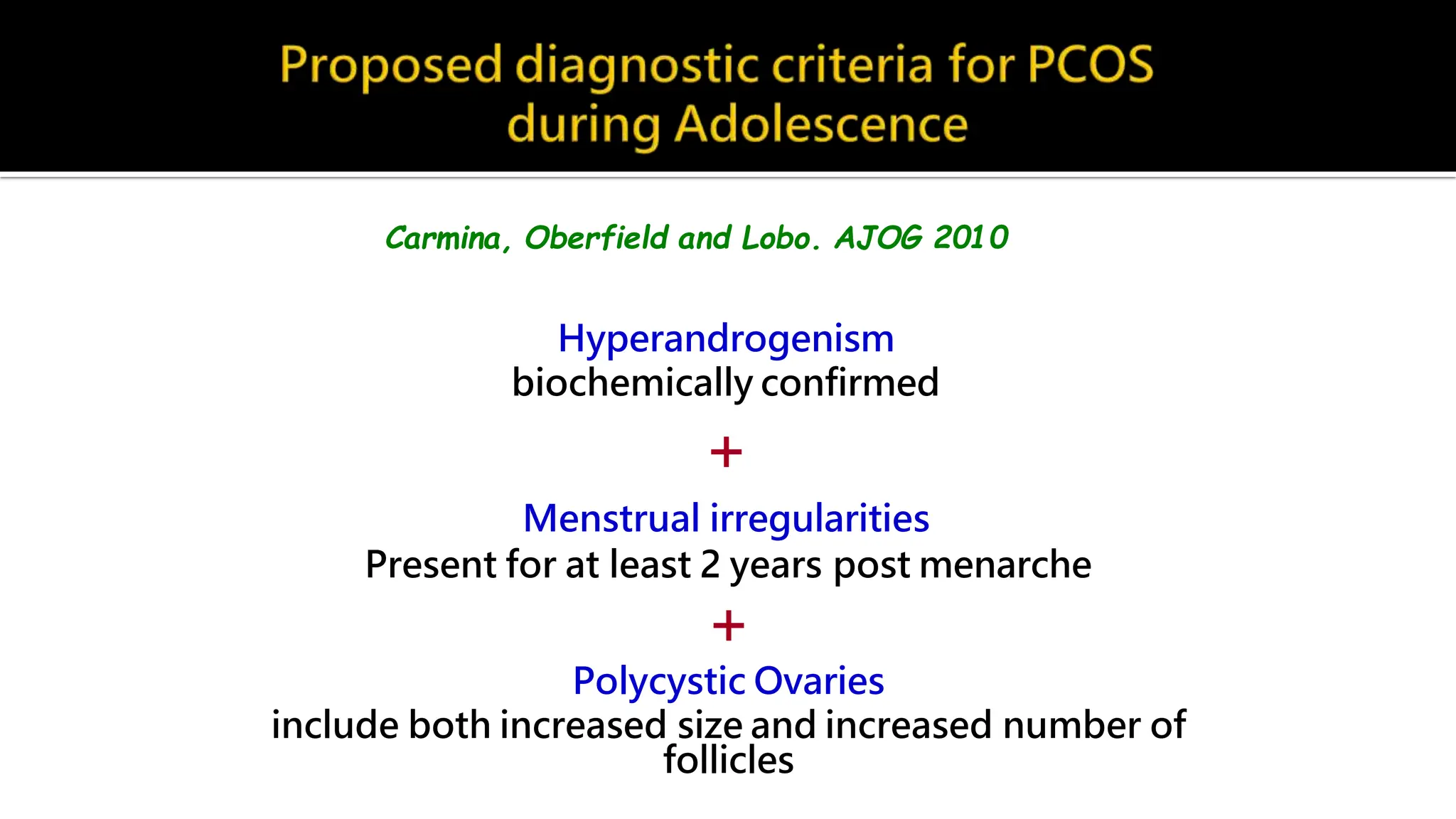 2023 recommendations for Adolescent PCOS.pptx