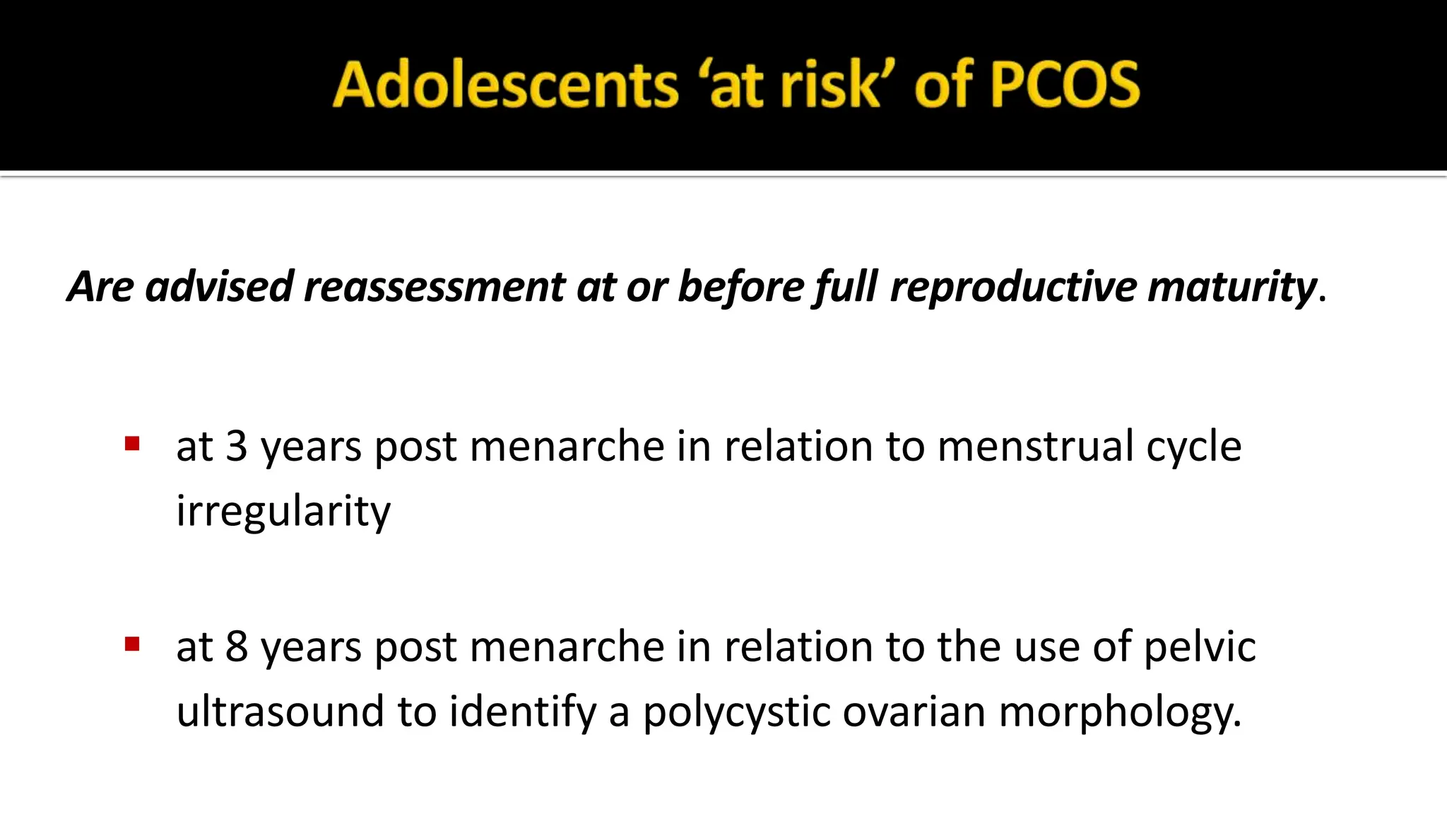 2023 recommendations for Adolescent PCOS.pptx