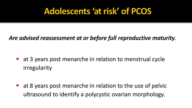 2023 recommendations for Adolescent PCOS.pptx